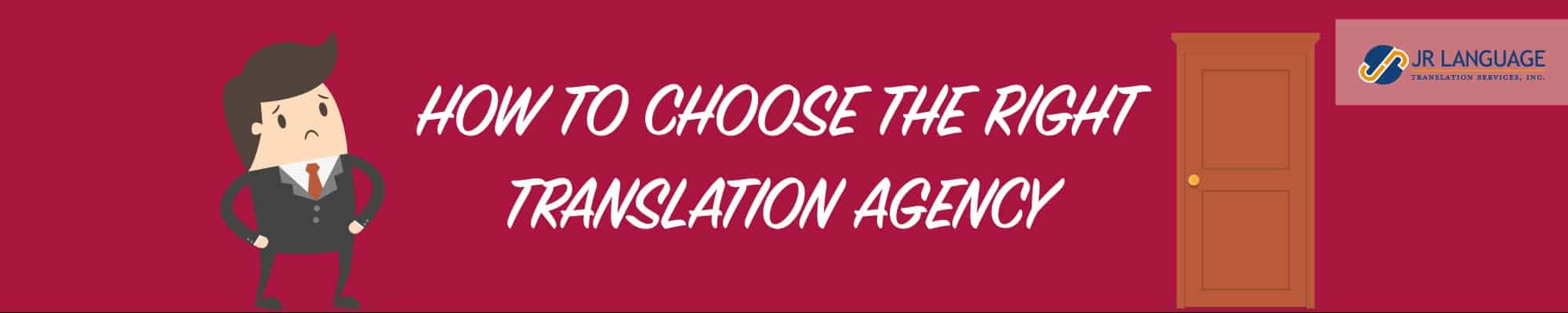 How to Choose the Right Translation Agency