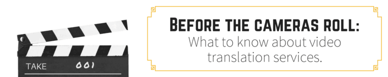 Video Translation Services, what you should know